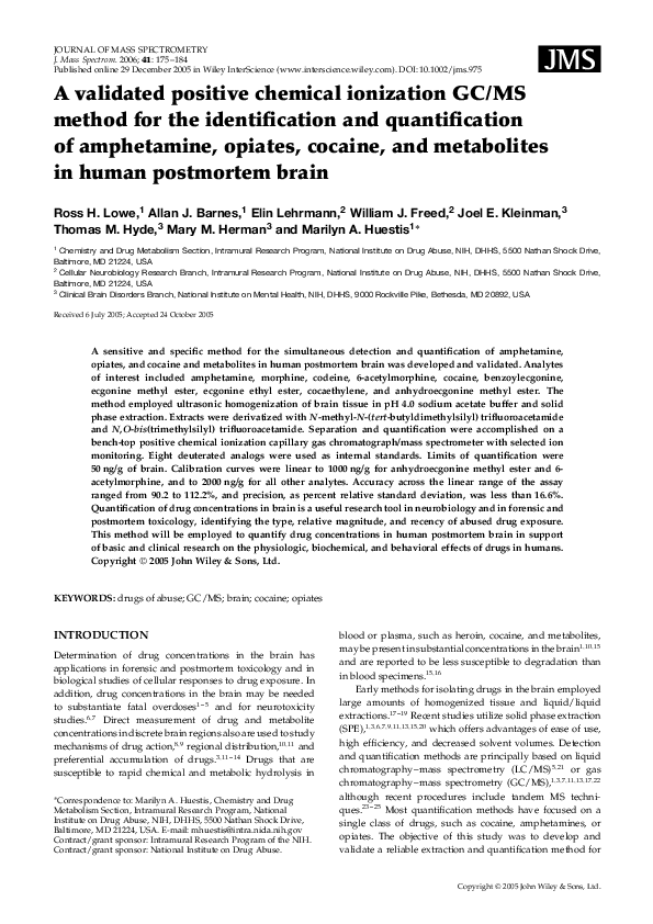 (PDF) A validated positive chemical ionization GC/MS method for the ...