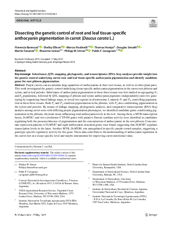 (PDF) Dissecting the genetic control of root and leaf tissue-specific ...