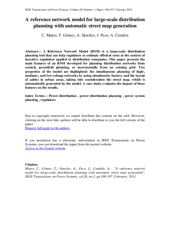 (PDF) A Reference Network Model for Large-Scale Distribution Planning With Automatic Street Map ...