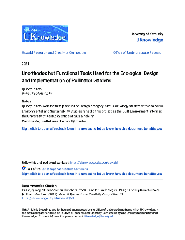 (PDF) Unorthodox but Functional Tools Used for the Ecological Design ...