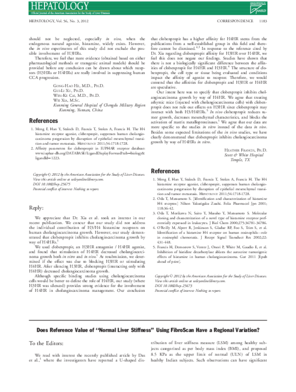 (PDF) Does reference value of “Normal Liver Stiffness” using fibroscan ...