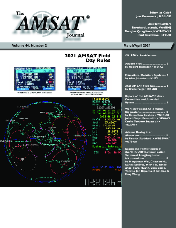 (PDF) Working FalconSAT-3 Packet Digipeater with the Yaesu FT-3DR ...