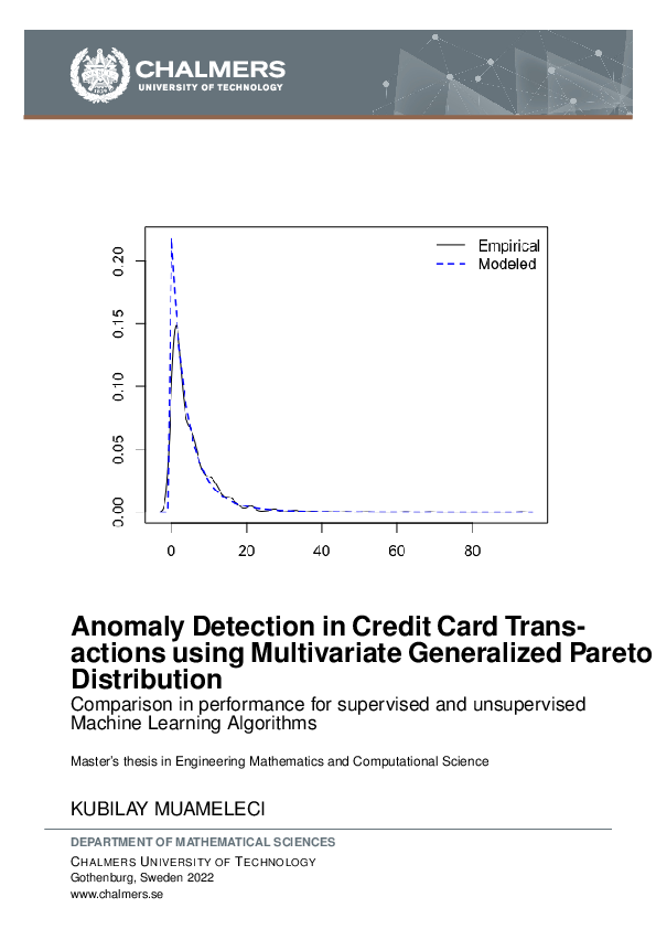 (PDF) Anomaly Detection in Credit Card Transactions using Multivariate Generalized Pareto ...