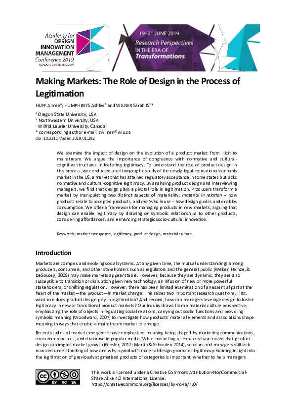 (PDF) Making Markets