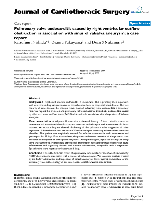 (PDF) Journal of Cardiothoracic Surgery BioMed Central
