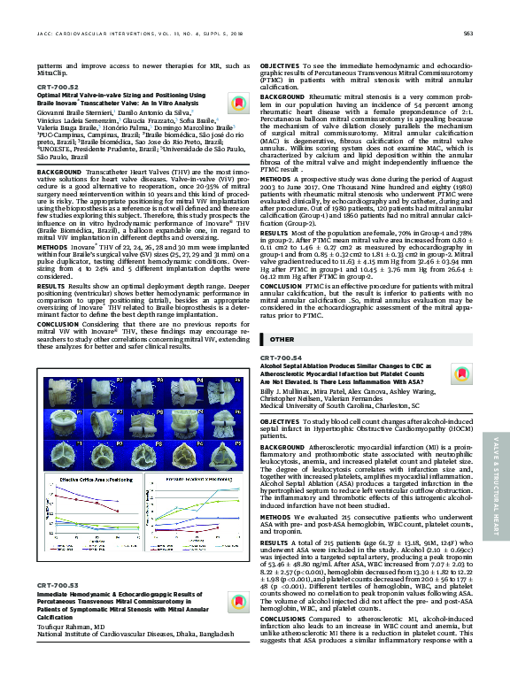 (PDF) CRT-700.52 Optimal Mitral Valve-in-valve Sizing and Positioning ...