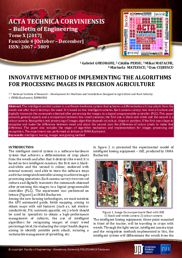 Pdf Innovative Method Of Implementing The Algorithms For Processing