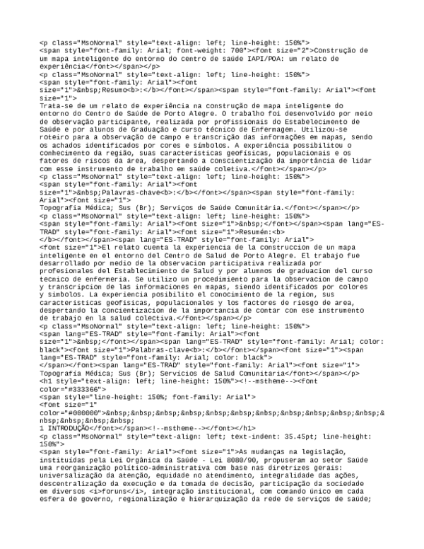 Building an intelligent map of a community health center: case study