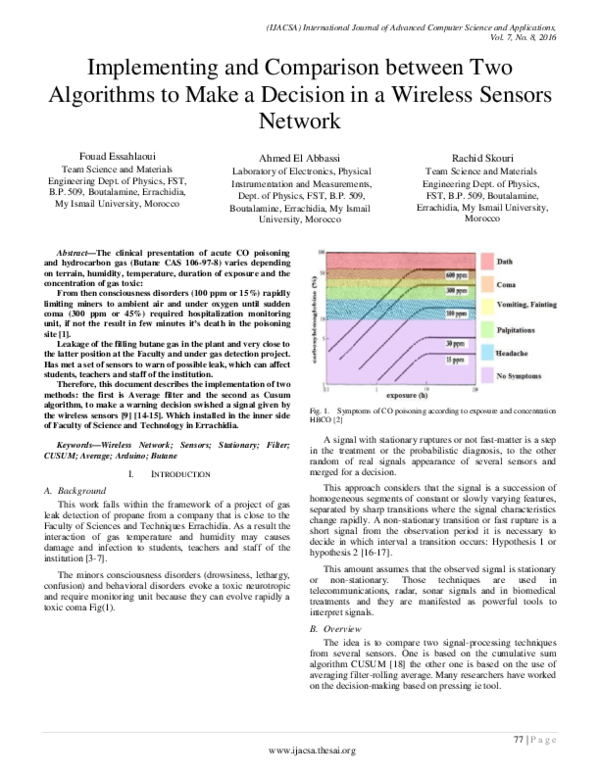 (PDF) Implementing and Comparison between Two Algorithms to Make a Decision in a Wireless ...