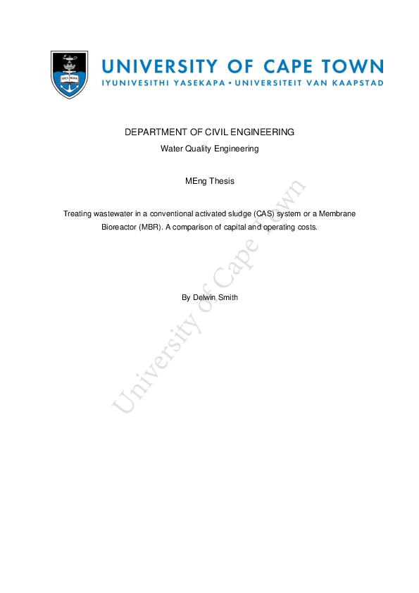 (PDF) Treating wastewater in a conventional activated sludge (CAS ...