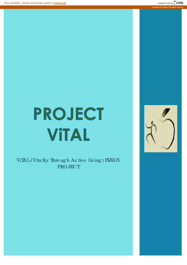 (PDF) Project ViTALViTAL (Vitality Through Active Living) Fijian project