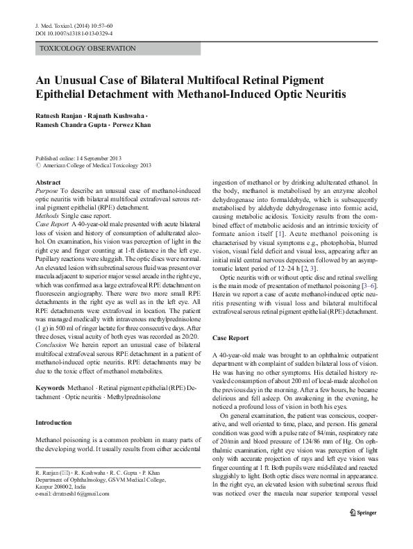 (PDF) An Unusual Case of Bilateral Multifocal Retinal Pigment ...