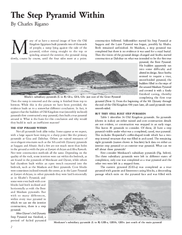(PDF) Step Pyramid Within