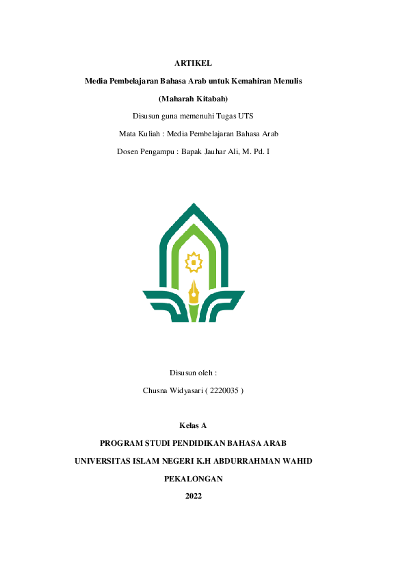 (PDF) Chusna Widyasari 2220035 PBA A UTS