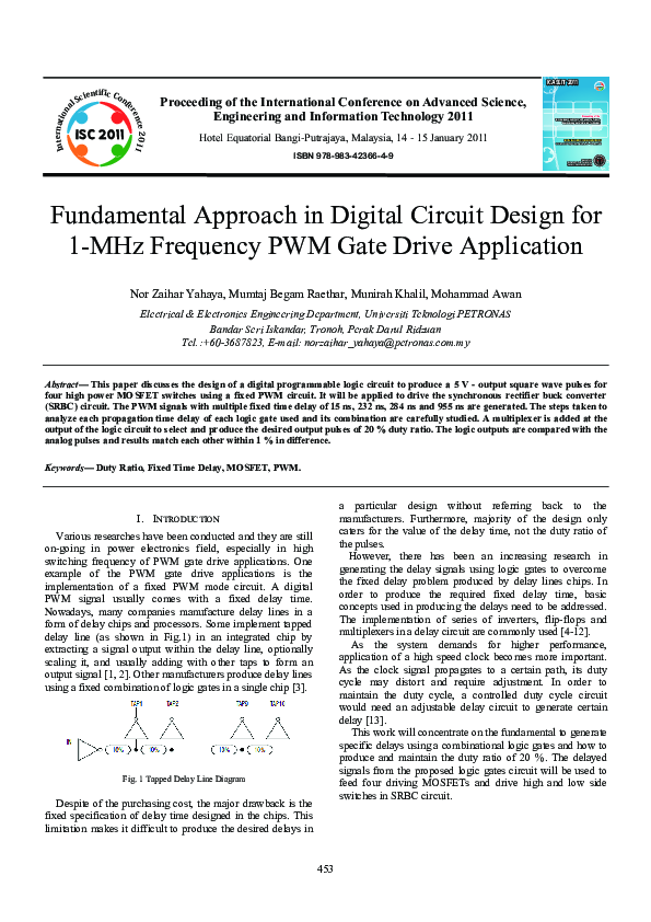 (PDF) Fundamental Approach in Digital Circuit Design for 1-MHz ...