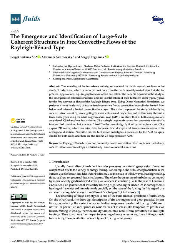 (PDF) The Emergence and Identification of Large-Scale Coherent ...
