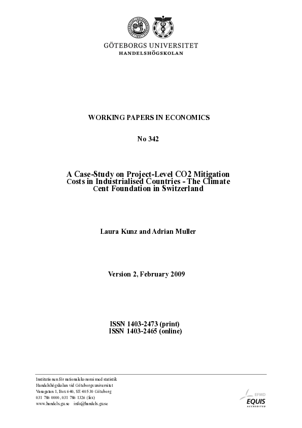 (PDF) A case study on project-level CO2mitigation costs in ...