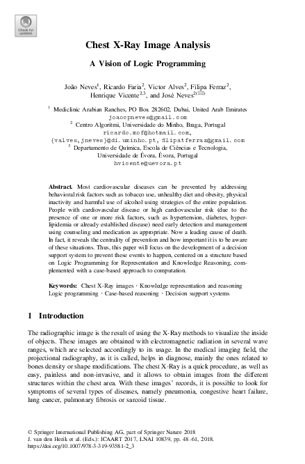 (PDF) Chest X-Ray Image Analysis