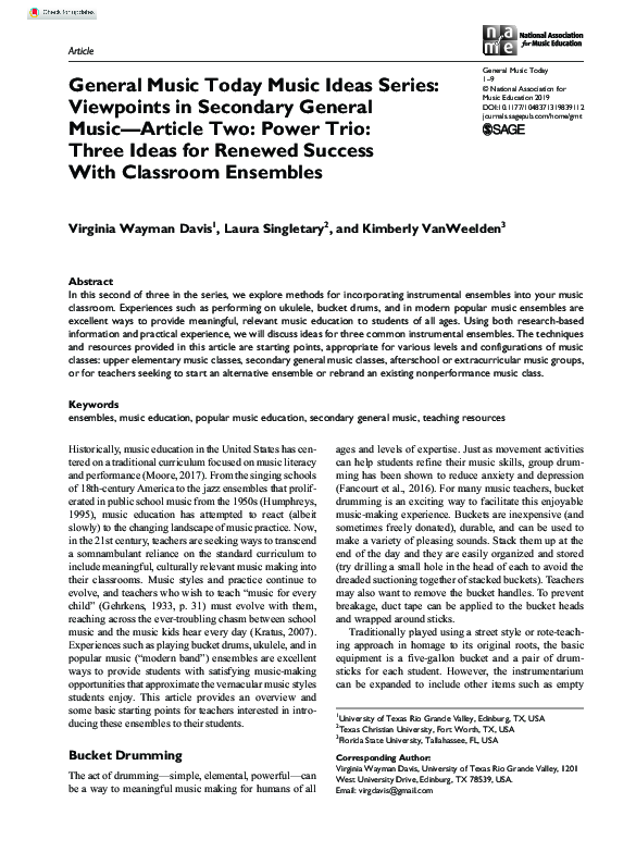 PDF General Music Today Music Ideas Series Viewpoints In Secondary pdf-general-music-today-music-ideas-series-viewpoints-in-secondary