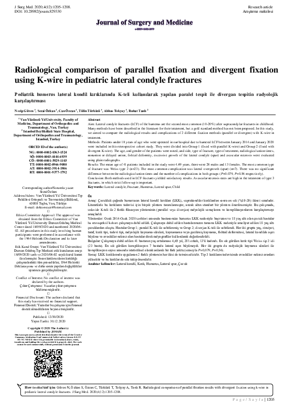 (PDF) Radiological comparison of parallel fixation and divergent ...