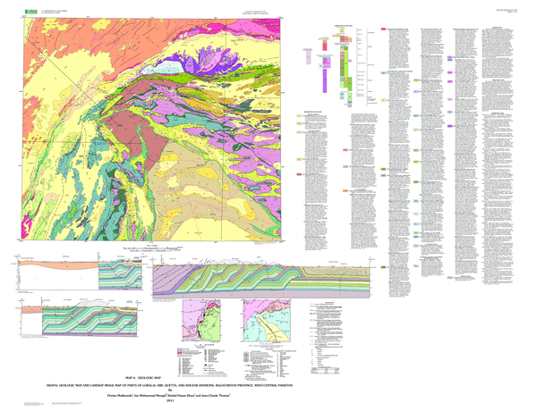(PDF) Digital geologic map and Landsat image map of parts of Loralai ...