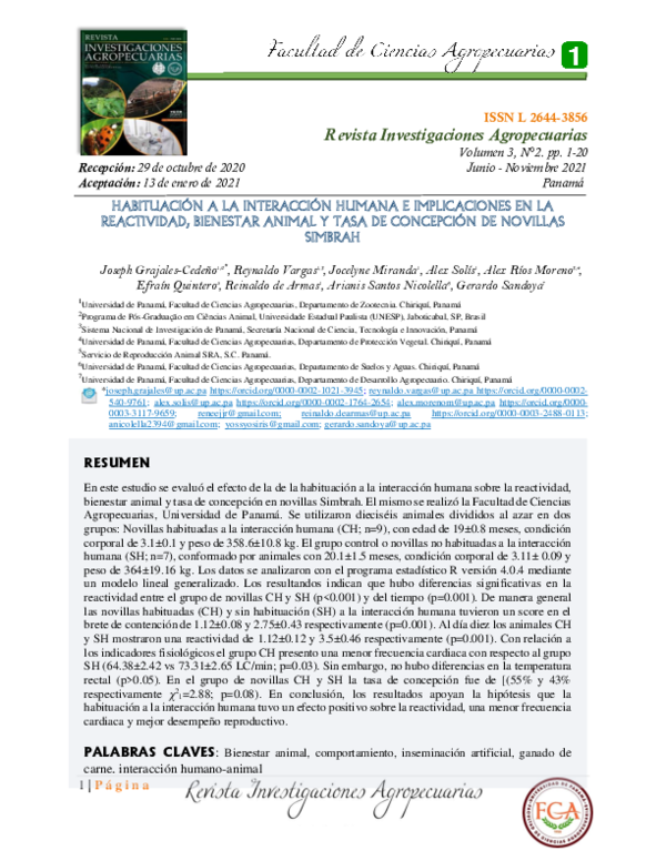 (PDF) Habituación a la interacción humana e implicaciones en la ...