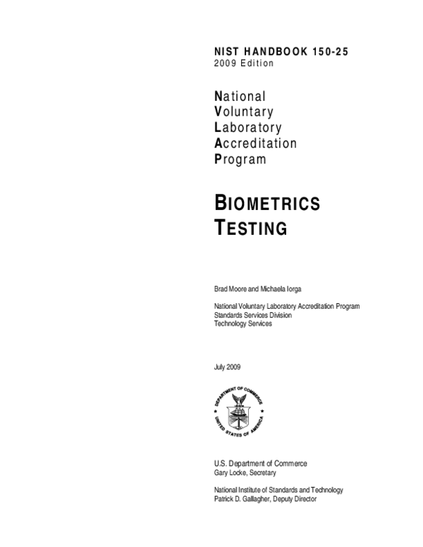 (PDF) National Voluntary Laboratory Accreditation Program