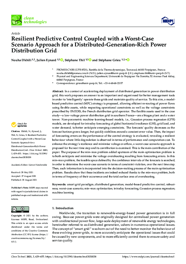 (PDF) Resilient Predictive Control Coupled with a Worst-Case Scenario Approach for a Distributed ...