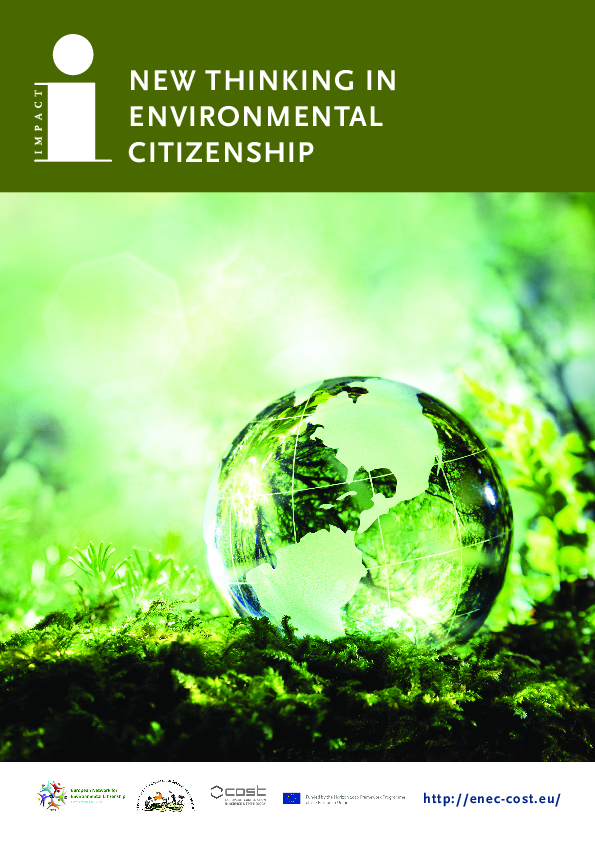 (PDF) New thinking in environmental citizenship