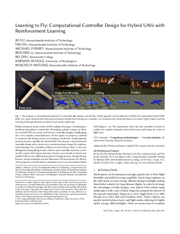 (PDF) Learning to fly