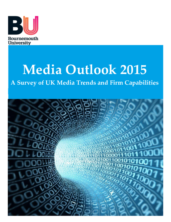 (PDF) Media Outlook 2015: A Survey of UK Media Trends and Firm Capabilities