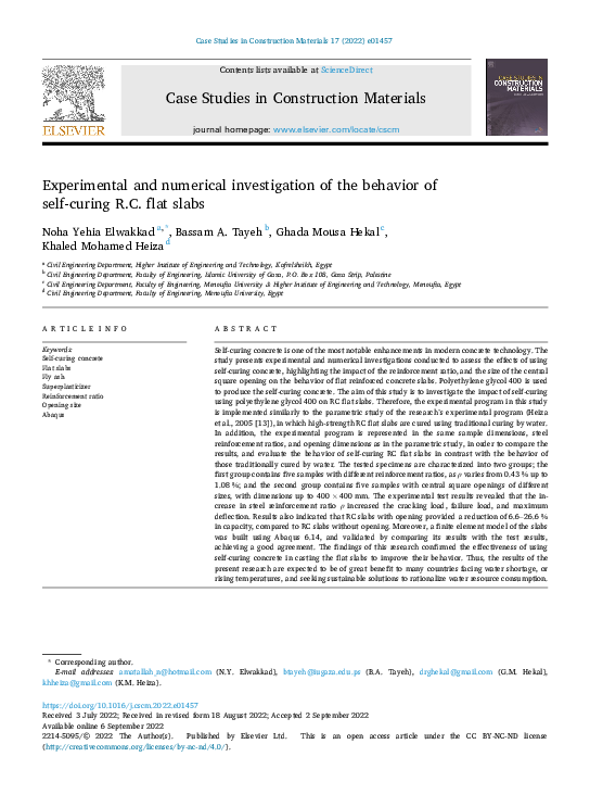(PDF) Case Studies in Construction Materials
