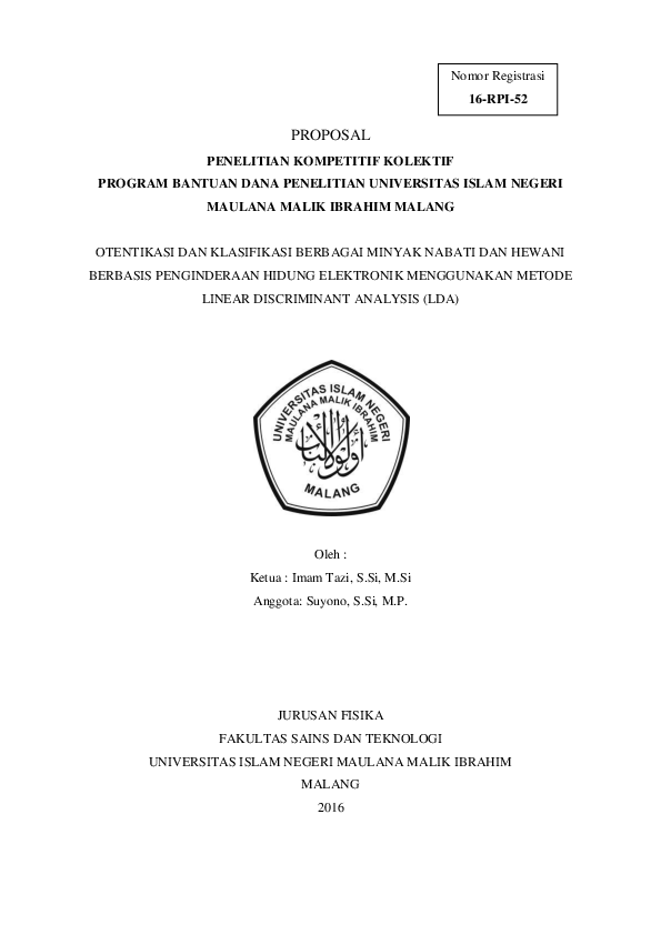 (PDF) Otentikasi dan klasifikasi berbagai minyak nabati dan hewani ...