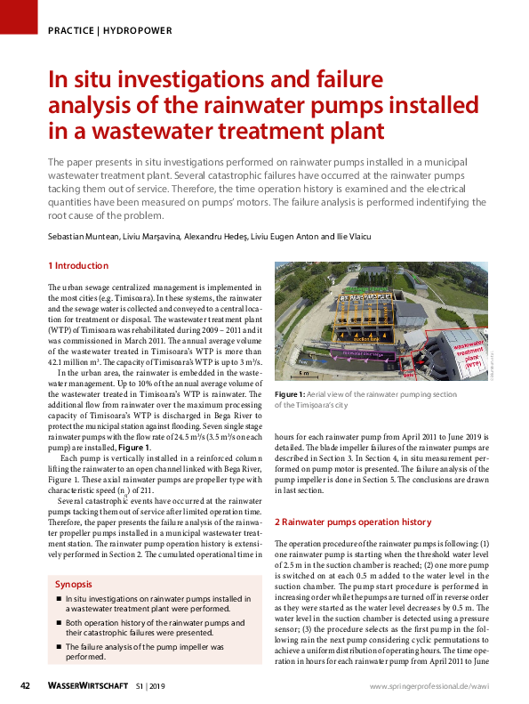 (PDF) In situ investigations and failure analysis of the rainwater ...
