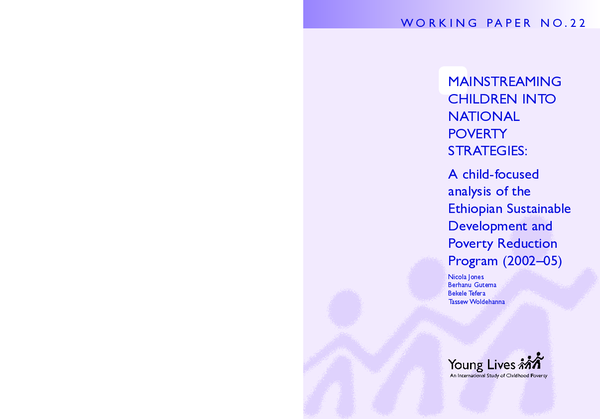 (PDF) Mainstreaming children into national poverty strategies: a child ...