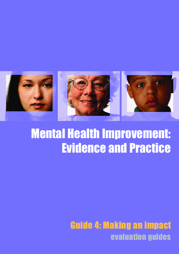 (PDF) Mental Health Improvement: Evidence and Practice Evaluation Guides