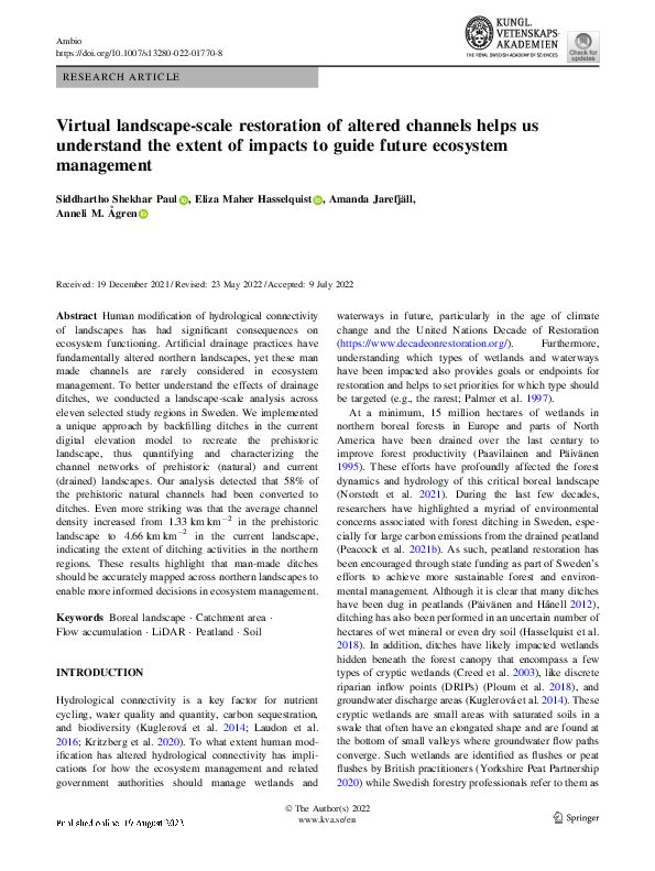 (PDF) Virtual landscape-scale restoration of altered channels helps us ...