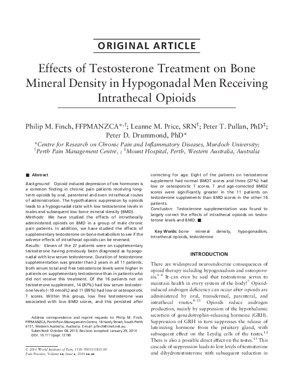 (PDF) Effects of testosterone treatment on bone mineral density in men ...