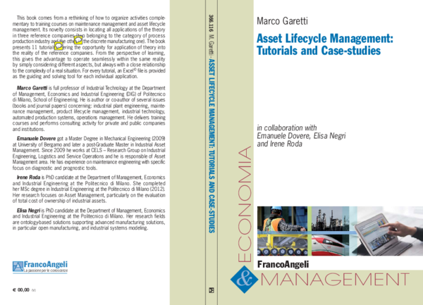 (PDF) Asset Lifecycle Management: Tutorials and Case-studies