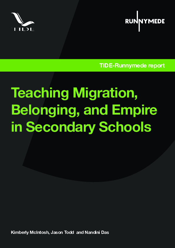 (PDF) Teaching Migration, Belonging, and Empire in Secondary Schools