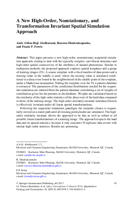 (PDF) A New High-Order, Nonstationary, and Transformation Invariant ... (PDF) A New High-Order, Nonstationary, and Transformation Invariant ...