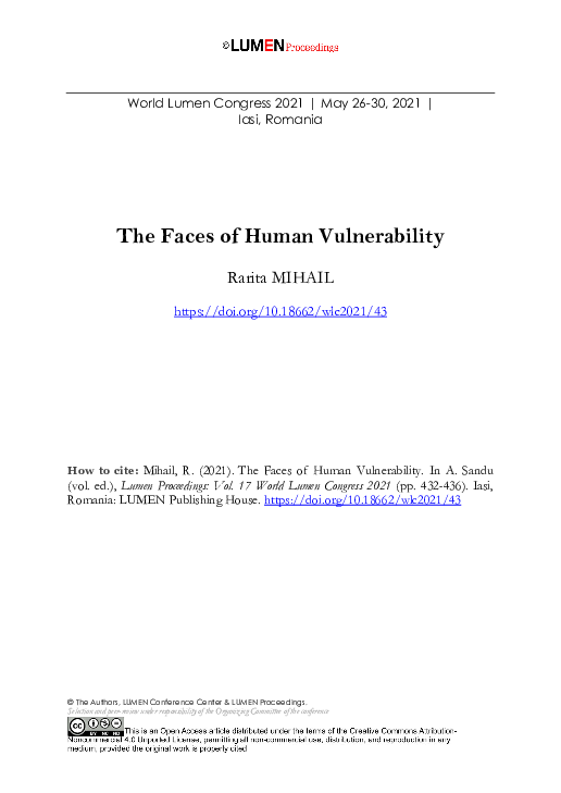 (PDF) The Faces of Human Vulnerability