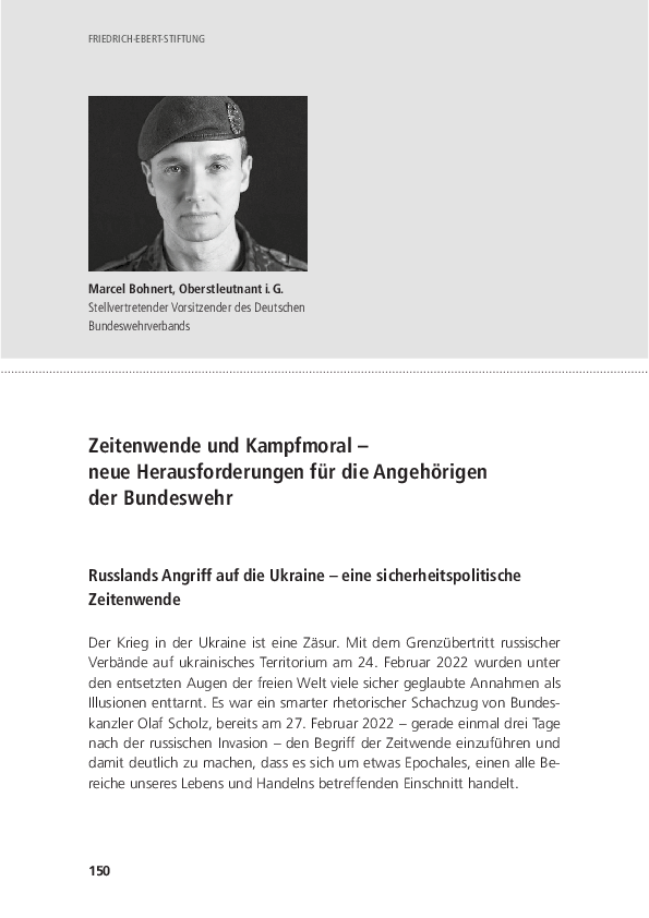 (PDF) Marcel Bohnert (2022): Zeitenwende und Kampfmoral