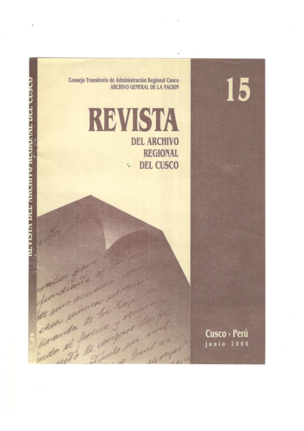 (PDF) Una herencia onerosa: la encomienda cuzqueña siglo XVI