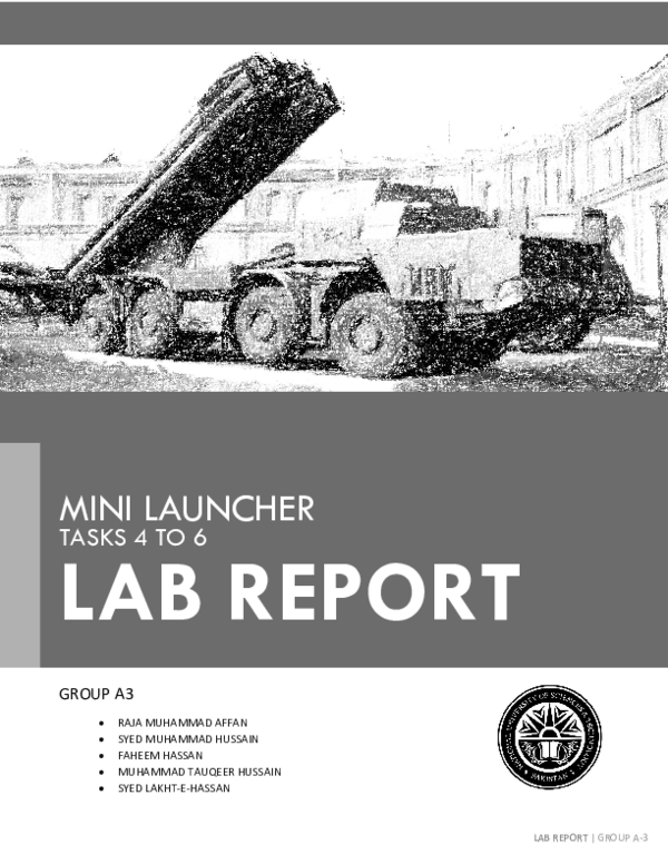 (PDF) Mini Launcher Task 4 6 Lab Report 5