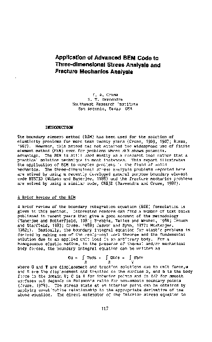(PDF) Boundary Element Methods in Applied Mechanics
