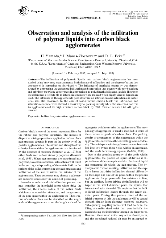(PDF) Observation and analysis of the infiltration of polymer liquids ...