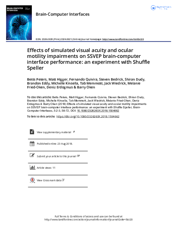 (PDF) Effects of simulated visual acuity and ocular motility impairments on SSVEP brain-computer ...