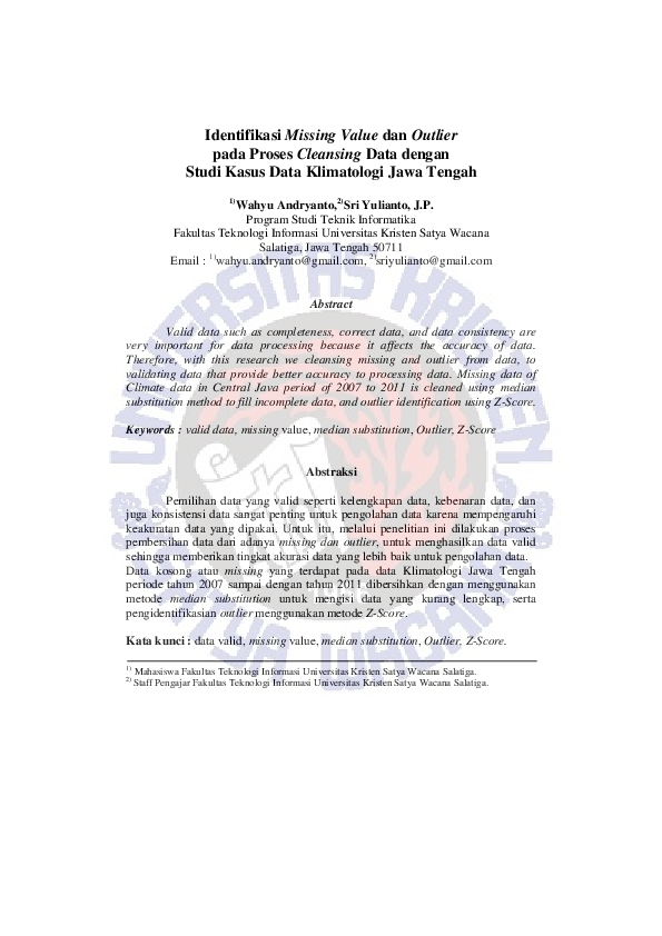 (PDF) Identifikasi Missing Value dan Outlier pada Proses Cleansing Data ...