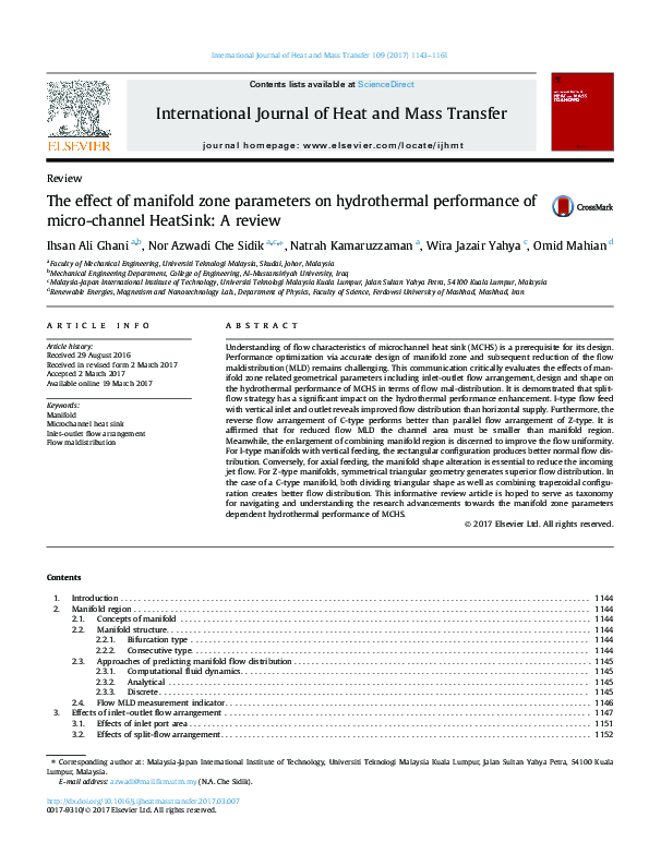 (PDF) The effect of manifold zone parameters on hydrothermal ...